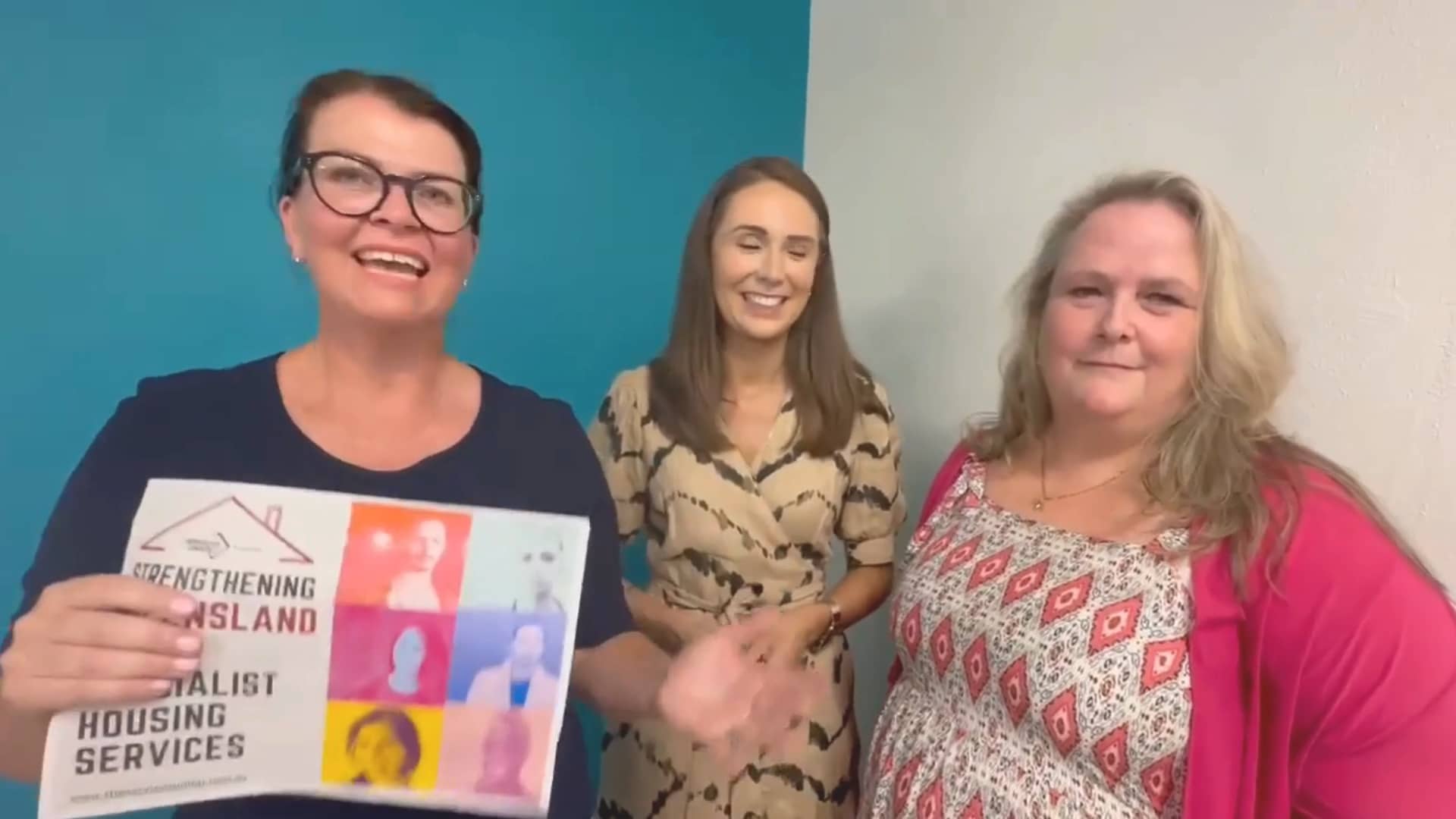 Minister Meaghan Scanlon, Executive Director Qld Housing Coalition ...