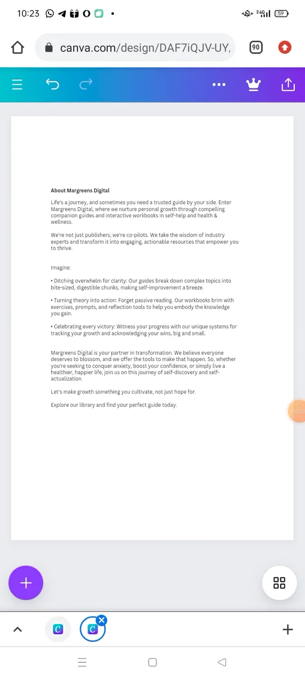 BONUS Working and Formatting Tables On Canva