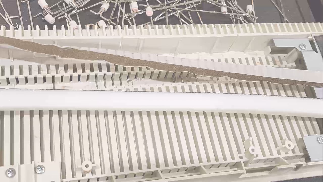 Lk150 Replace the Sponge | Machine Knitting Tutorial