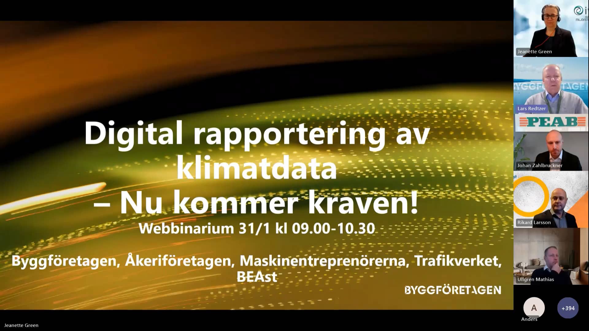 Digital rapportering av klimatdata – Nu kommer kraven! on Vimeo