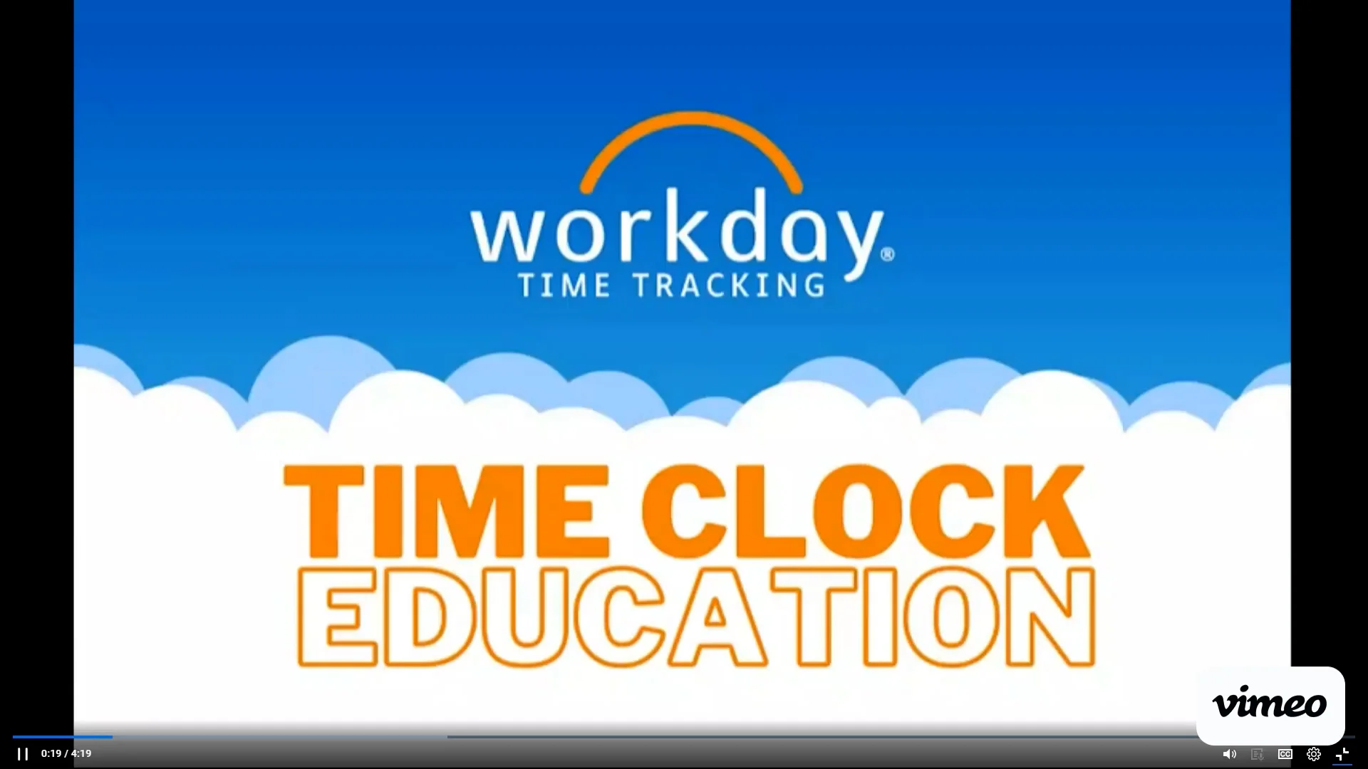 Clock in with Options - Workday on Vimeo