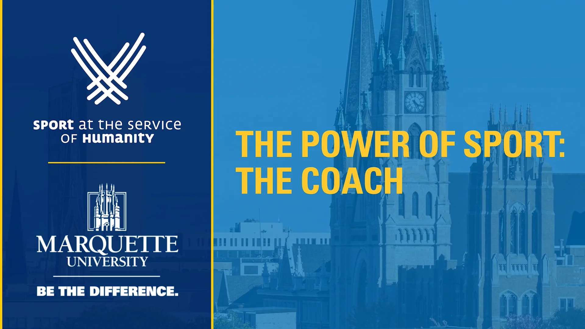 The Power of Sport: The Coach | Sport at the Service of Humanity on Vimeo