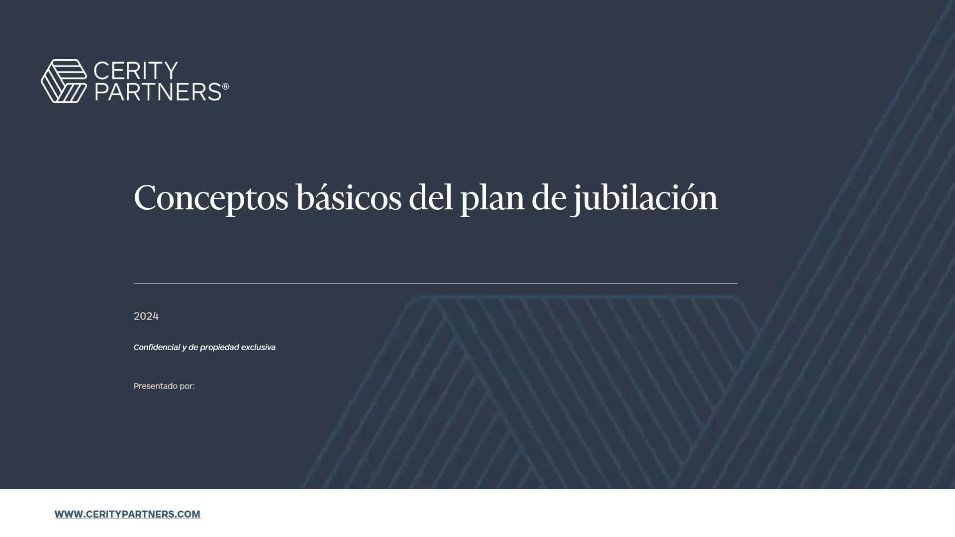 Conceptos básicos del plan de jubilación - Andres Terronez on Vimeo