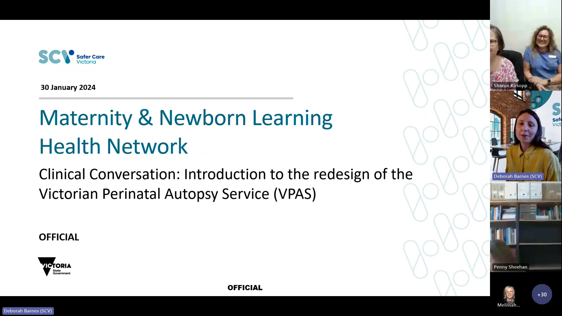 MNLHN Clinical Conversation - Victorian Perinatal Autopsy Service (VPAS ...