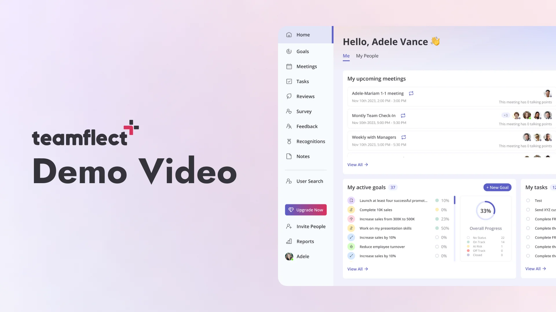 Teamflect Demo Video
