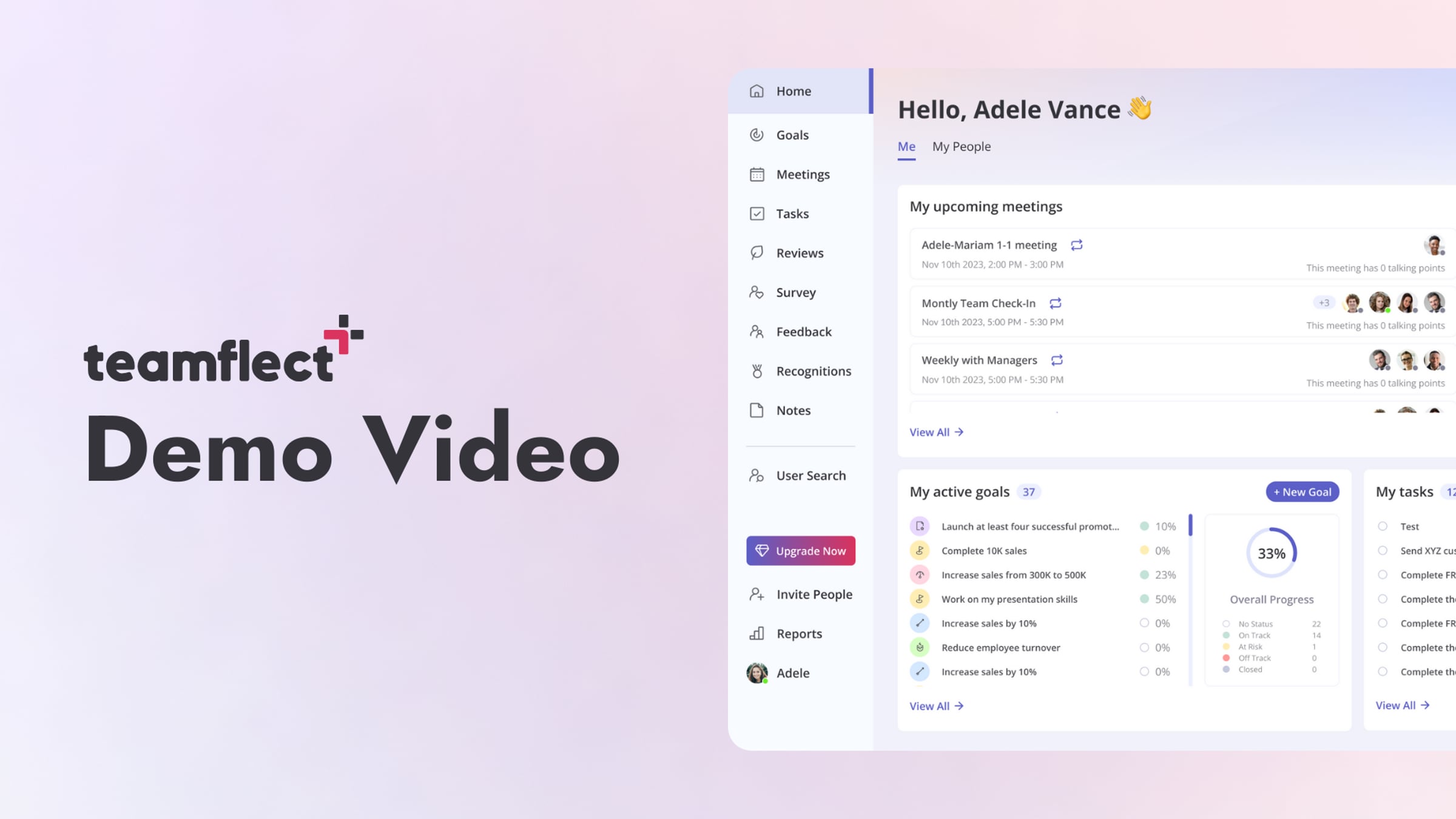 Teamflect Demo Video