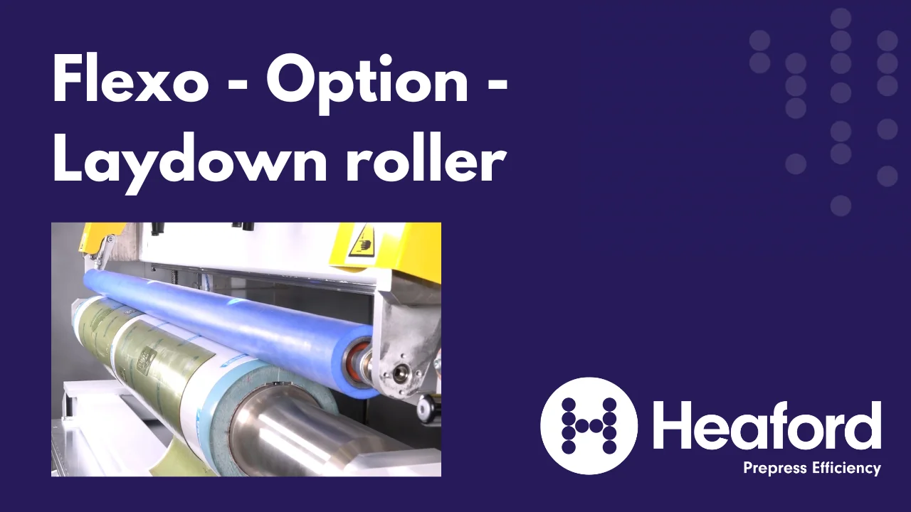 Flexo - Option - Laydown roller