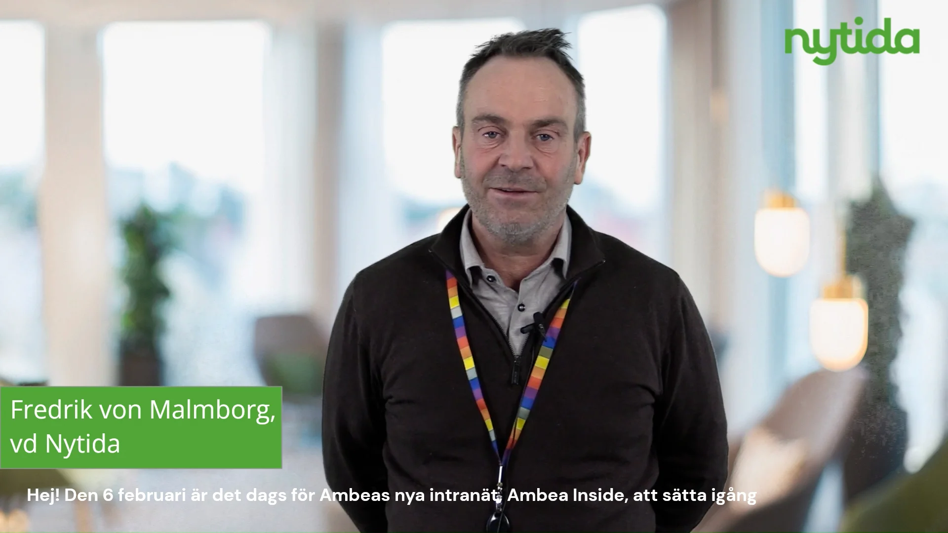 Fredrik von Malmborg hälsar välkommen till Ambea Inside on Vimeo