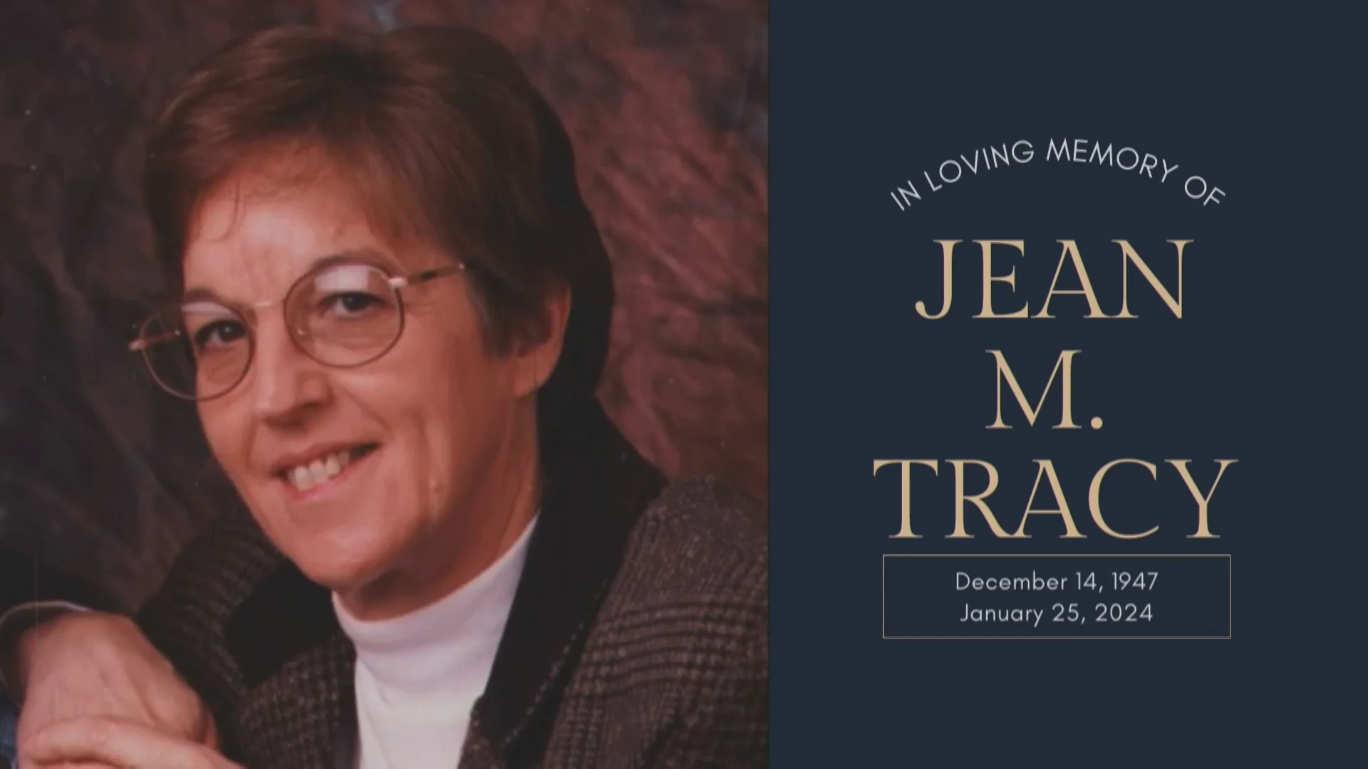 Funeral and Memorial services - Jean M. Tracy Memorial Service on Vimeo