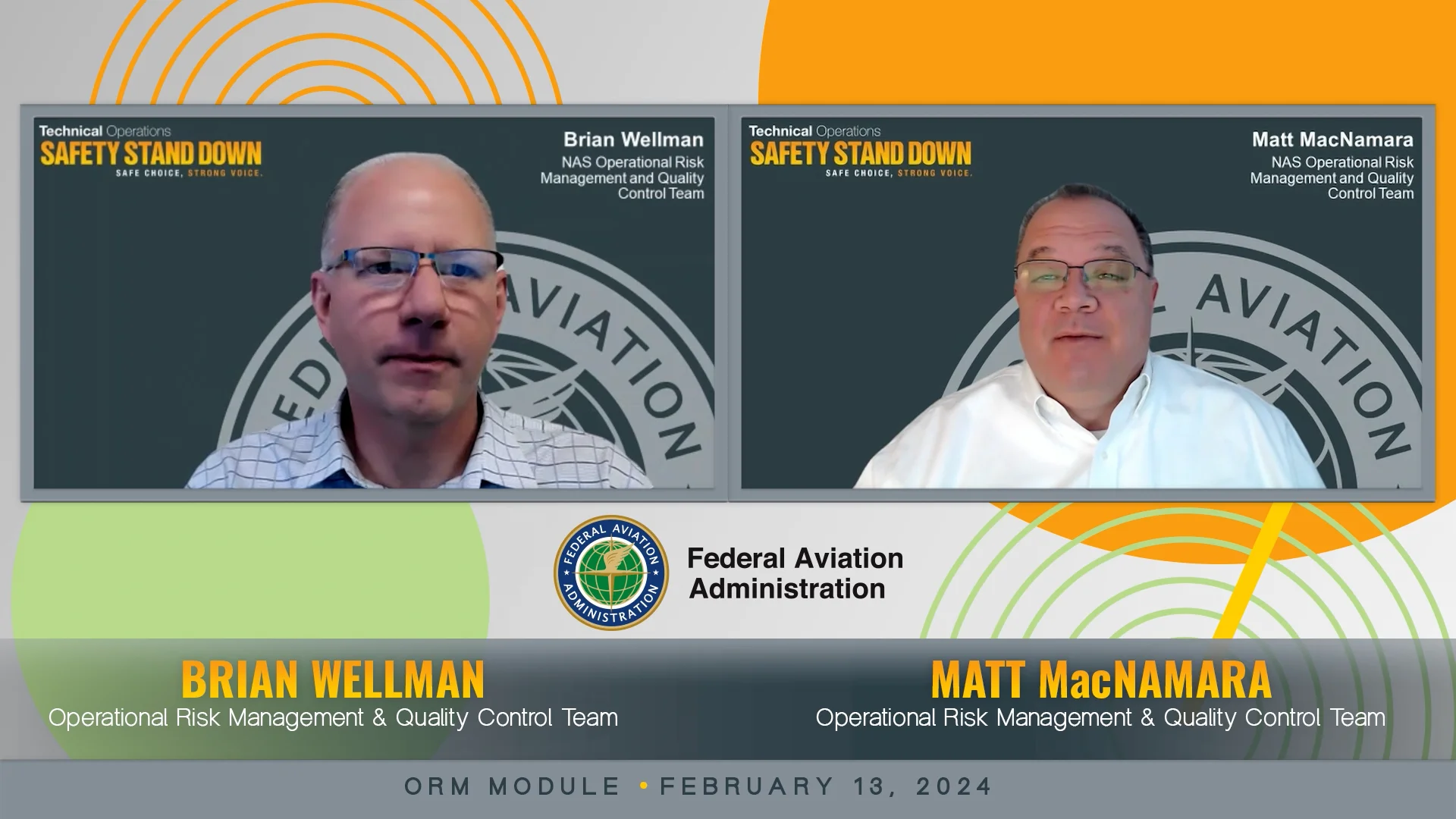 Tech Ops Safety Stand Down '24 - Safety Stand Down ORM_SSD version on Vimeo