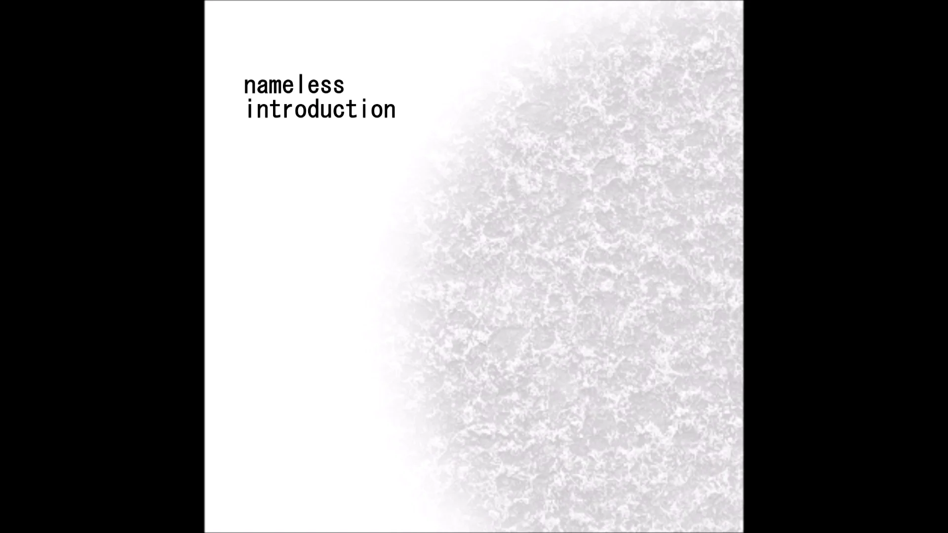 nameless introduction on Vimeo