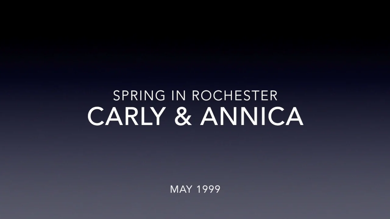 1999 05 Annica and Carly Spring