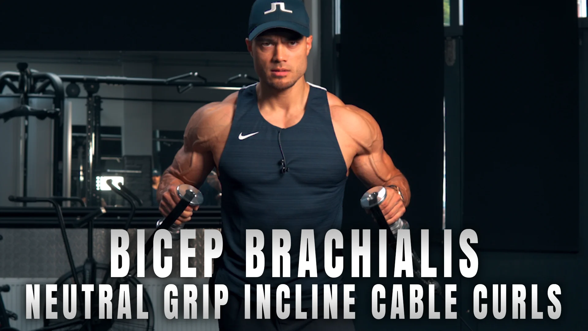 Bicep Brachialis - Neutral Grip Incline Cable Curl