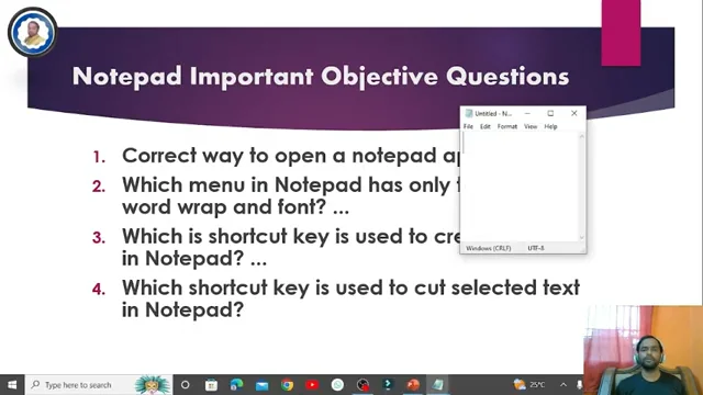Notepad Important Questions and Answers with Practical,प्रैक्टिकल के ...