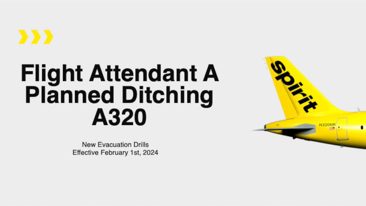 Flight Attendant A Planned Ditching A320 Drill 2 on Vimeo