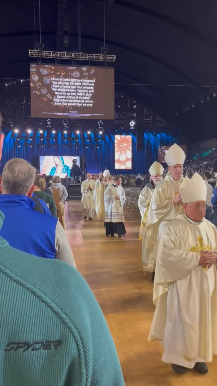 The recessional after Mass on Vimeo