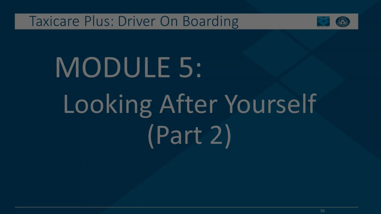 5. Renewing Driver Training - Module 5