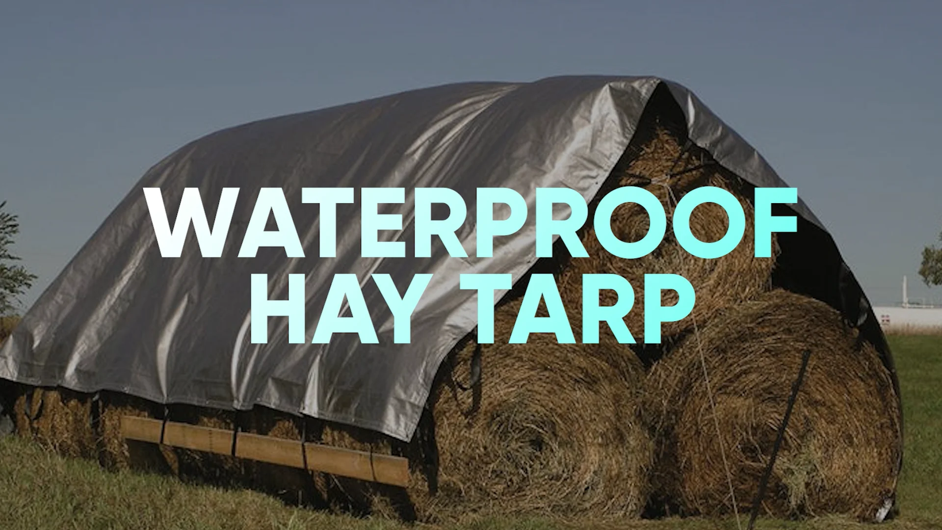 Tarps Now Waterproof Hay Tarp with Grommets - Heavy Duty Hay Tarp Cover ...