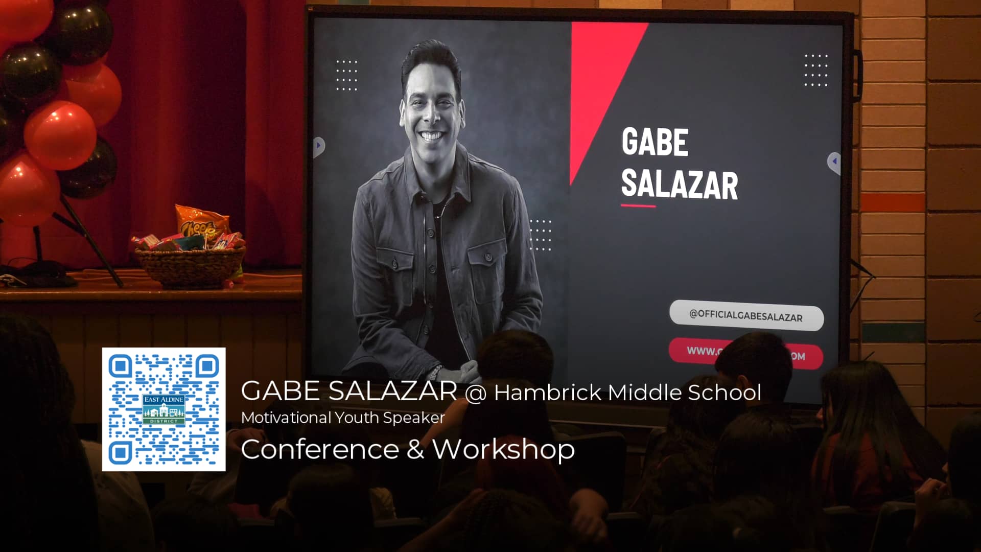 EAMD GABE SALAZAR, MOTIVATIONAL YOUTH SPEAKER AT HAMBRICK on Vimeo