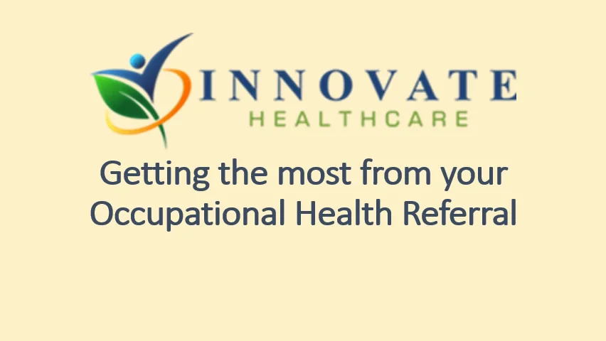 Getting the most from your OH referral