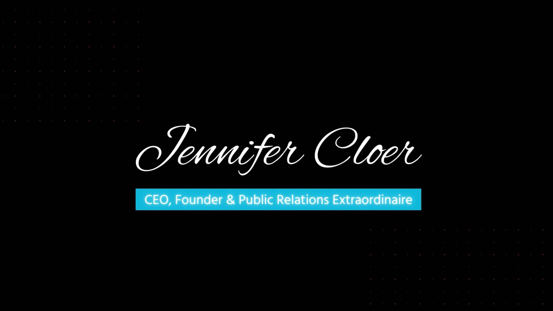 Disrupting the Status Quo with Jennifer Cloer on Vimeo