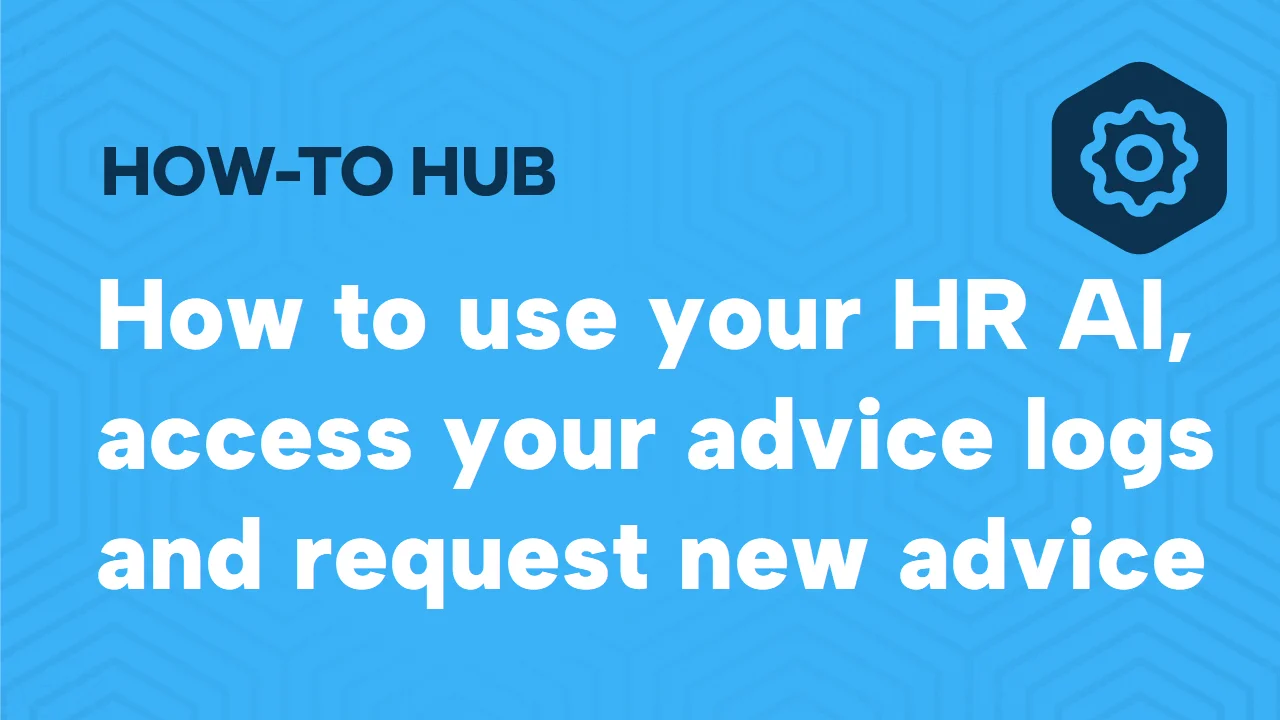 How to use your HR AI, access advice logs and request new advice on Vimeo