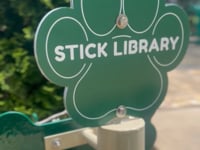 Dog Park Stick Library | BarkPark
