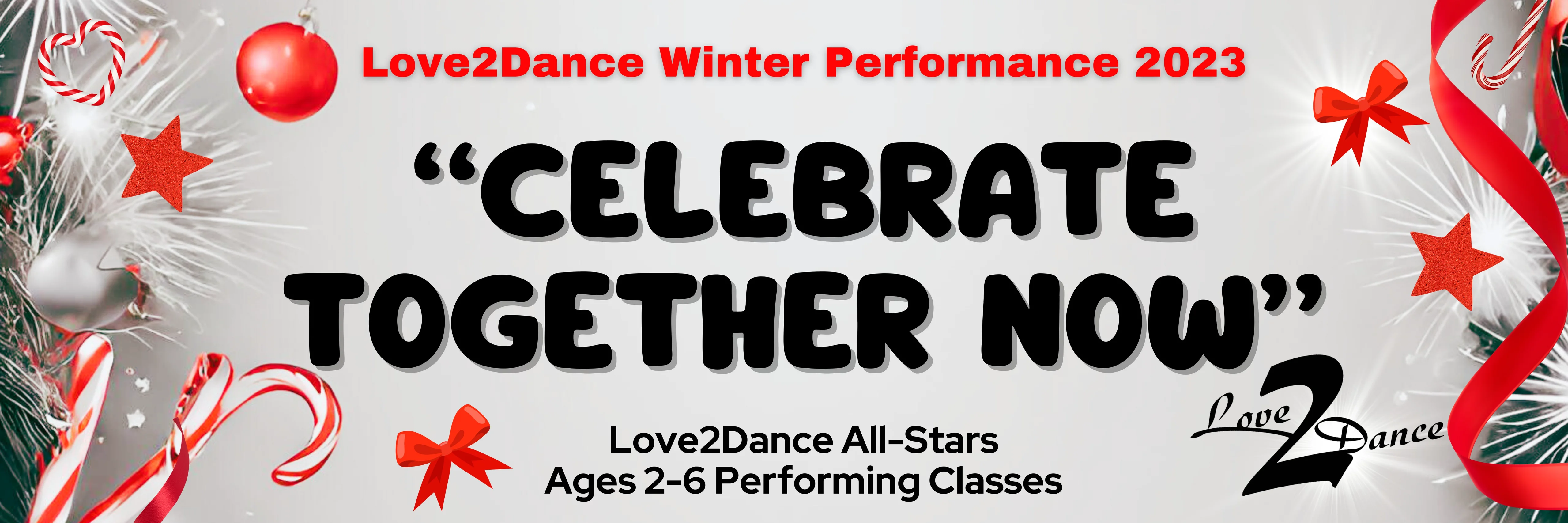 Love2Dance Winter Performance 2023 "Celebrate Together Now" 2:30 Cast (Ages 2-6 & All-Stars) on ...