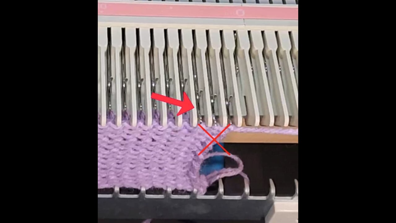 Carriage Jamming? | Machine Knitting Tutorial