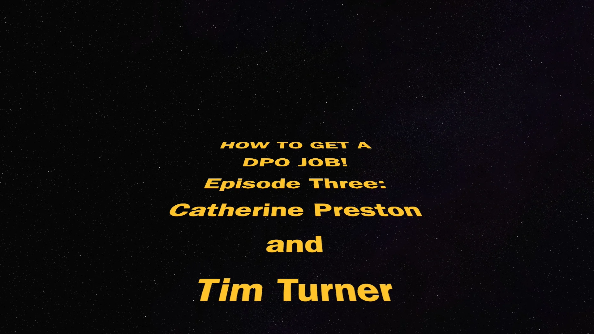 DPO Jobs: Catherine Preston on Vimeo