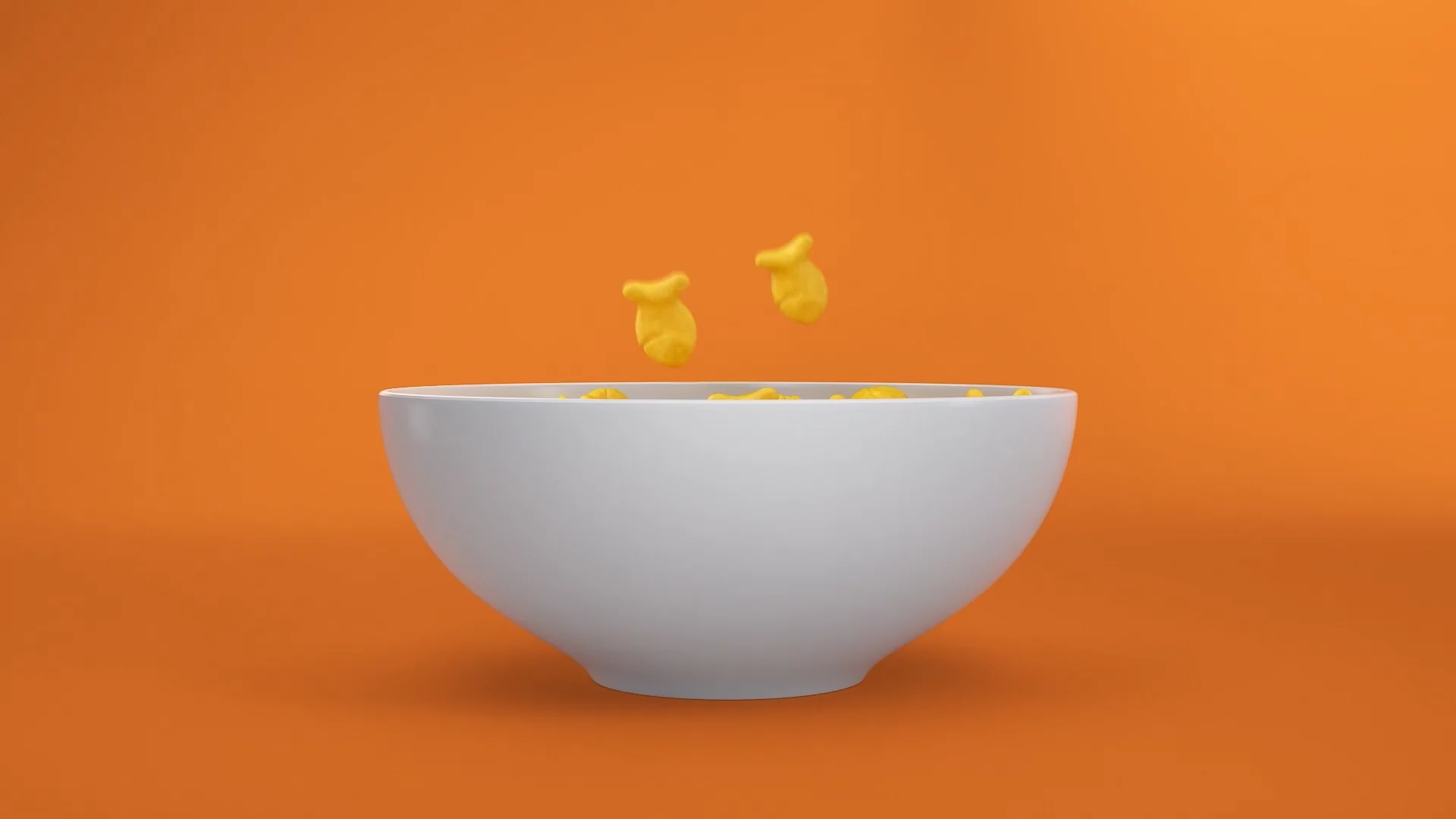 Dive Into Delight: 3D Rendering Video of Goldfish® Snack Crackers on Vimeo