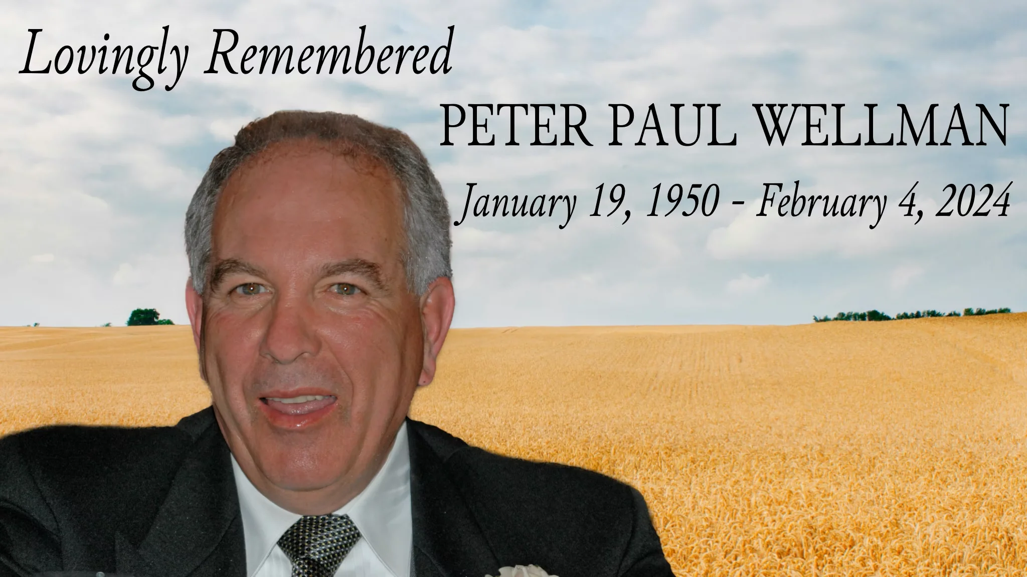 Funeral service for the late Peter Paul Wellman on Vimeo