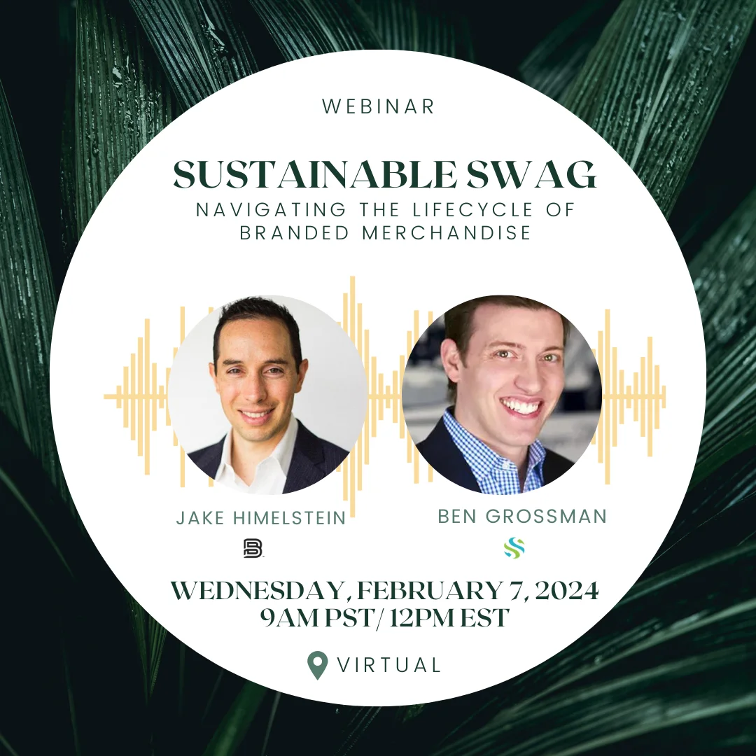 Webinar | Sustainable Swag: Navigating the Lifecycle of Branded ...