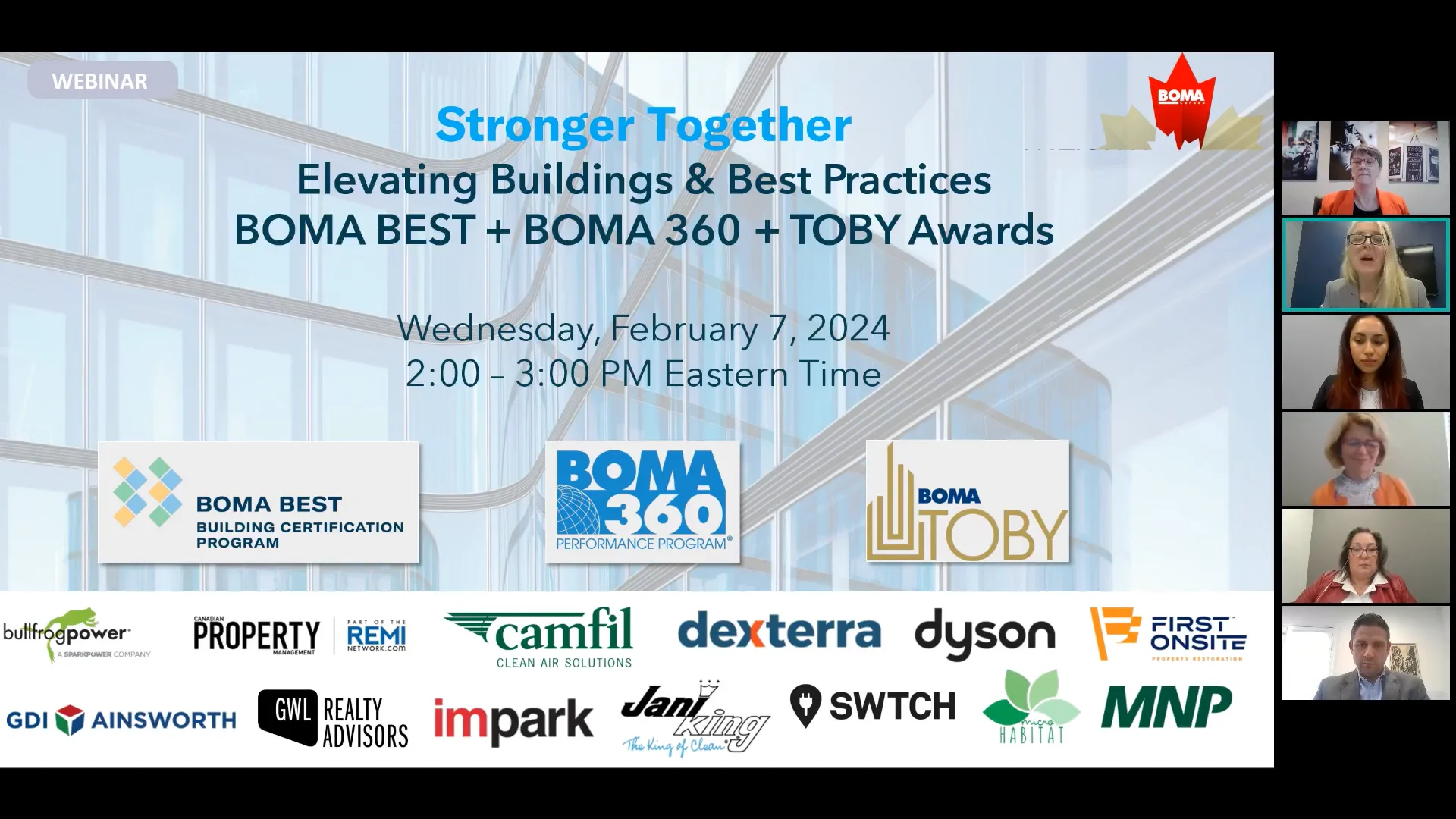 Stronger Together: Elevating Buildings & Best Practices – BOMA BEST ...
