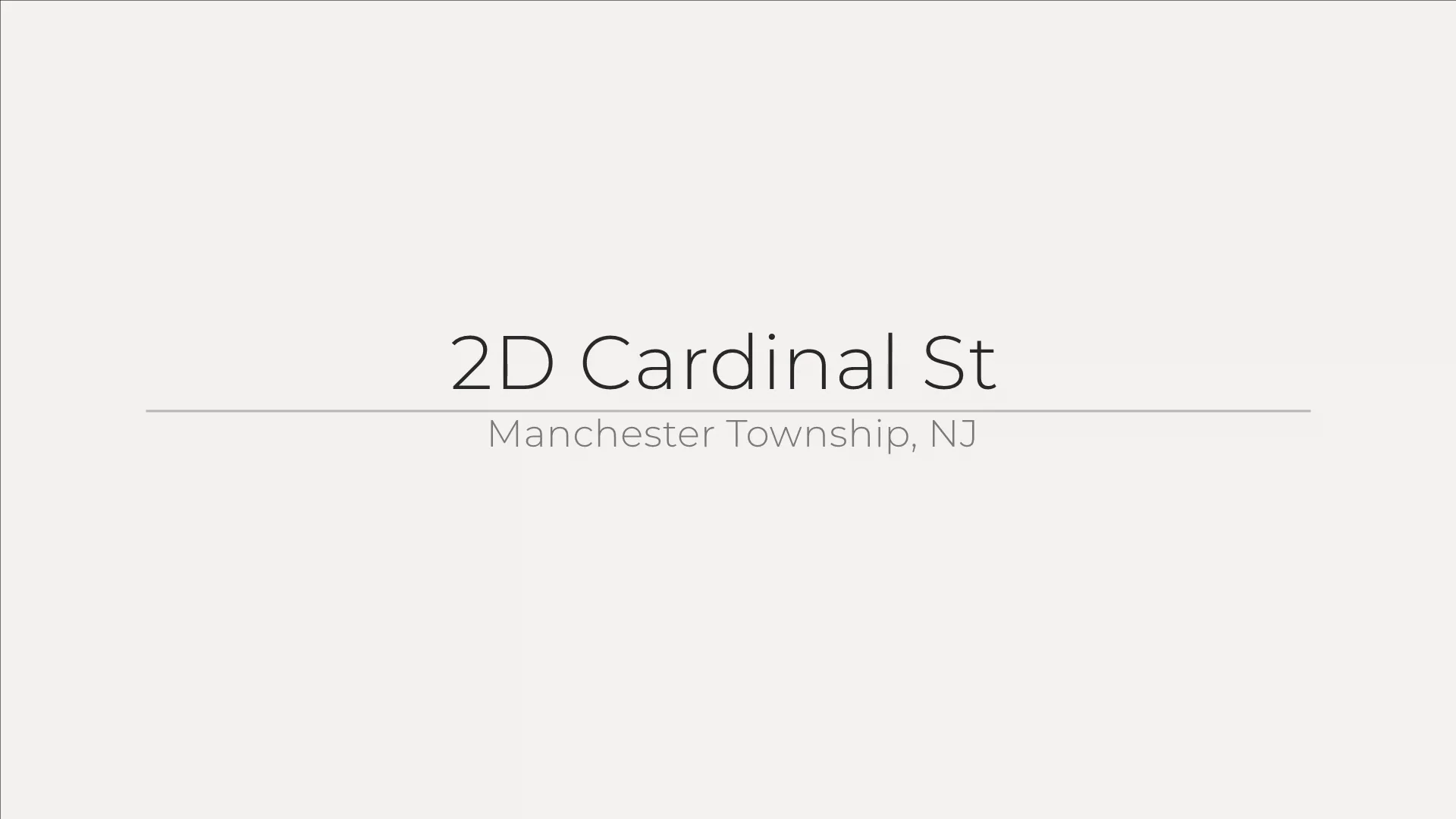 2D Cardinal St, Manchester Township, NJ on Vimeo