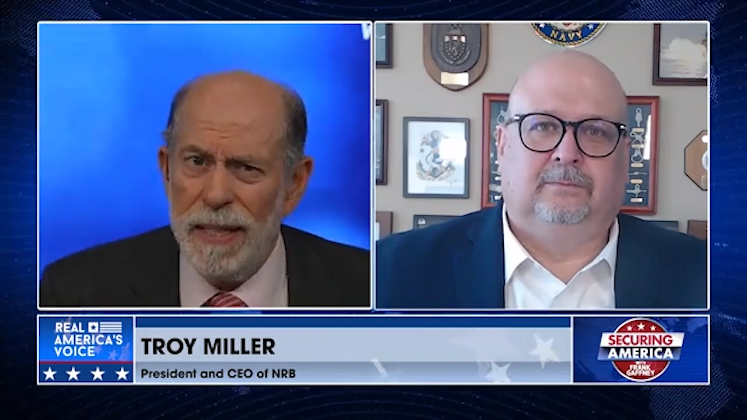 Frank Gaffney Interviews Troy Miller on Vimeo