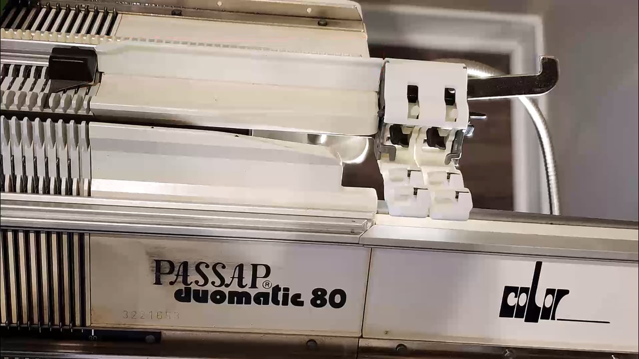 Attach a 2 Color Changer (Passap DM80) | Machine Knitting Tutorial