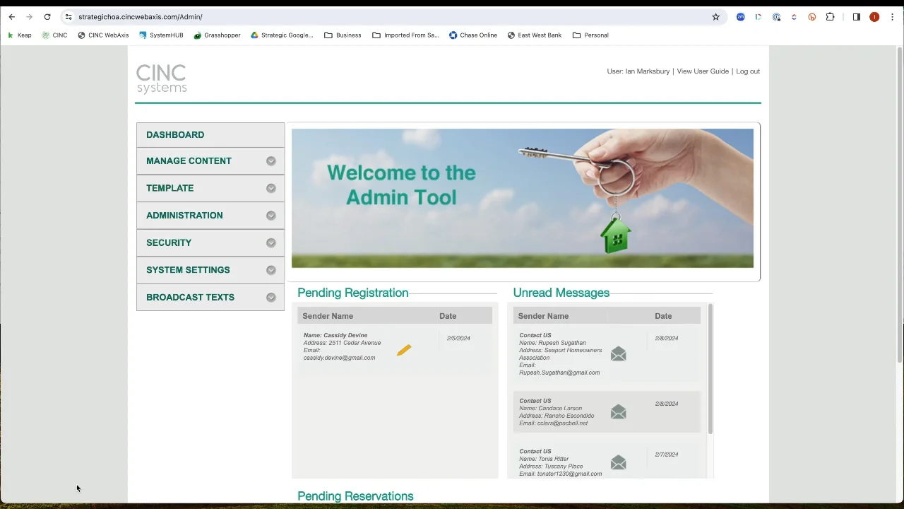 CINC Webaxis - Adding Items to Calendar on Vimeo
