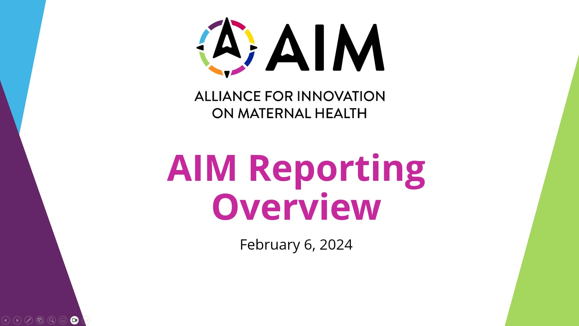 AIM TA Center Reporting Overview on Vimeo