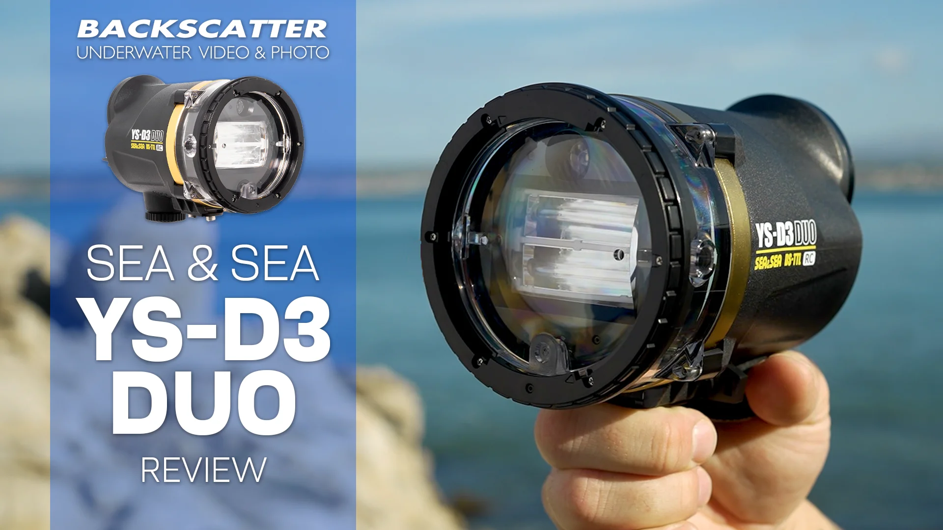 Sea & Sea YS-D3 Duo Strobe Review on Vimeo