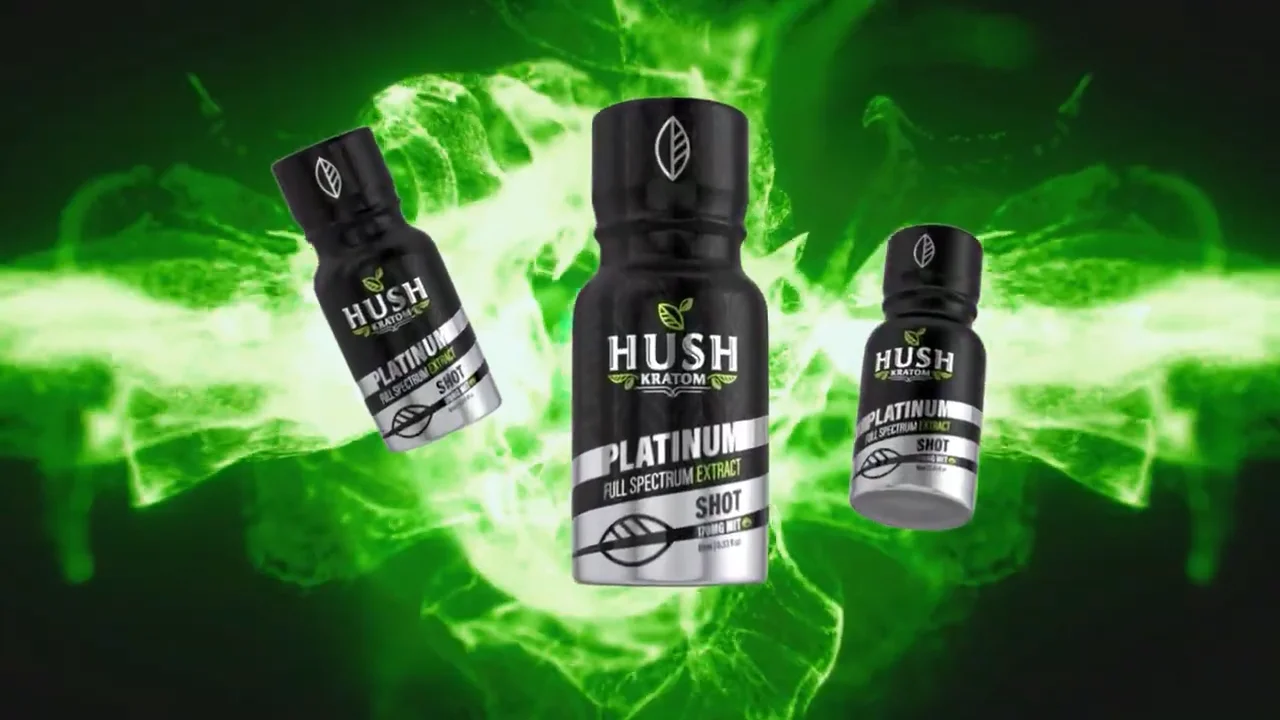 Hush Kratom Platinum Shot Extract 10mL on Vimeo