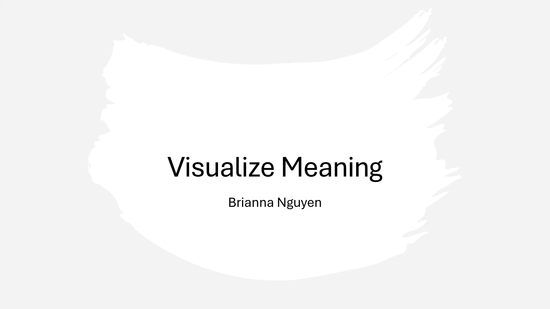 Visualize Meaning on Vimeo