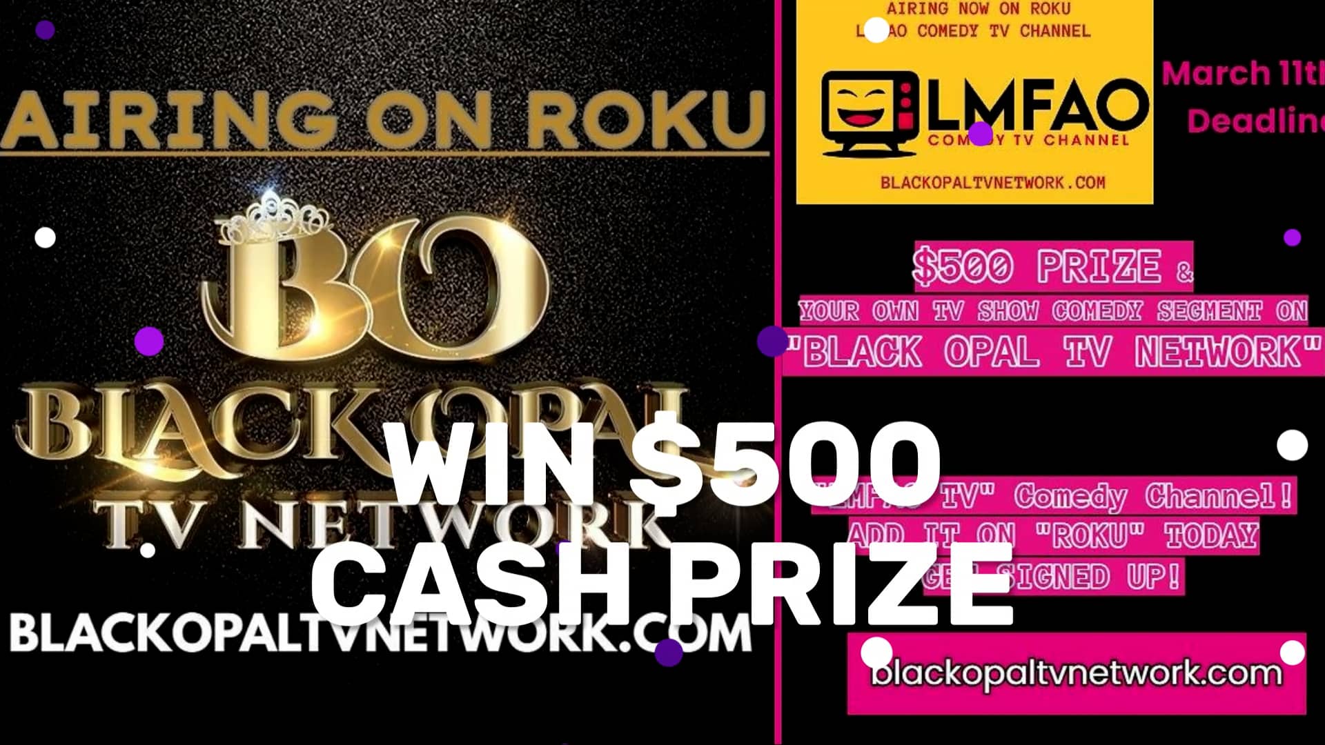 WIN $500 CASH PRIZE BEST COMEDY SKIT & TV SHOW ON "LMFAO TV" CHANNEL ON ...