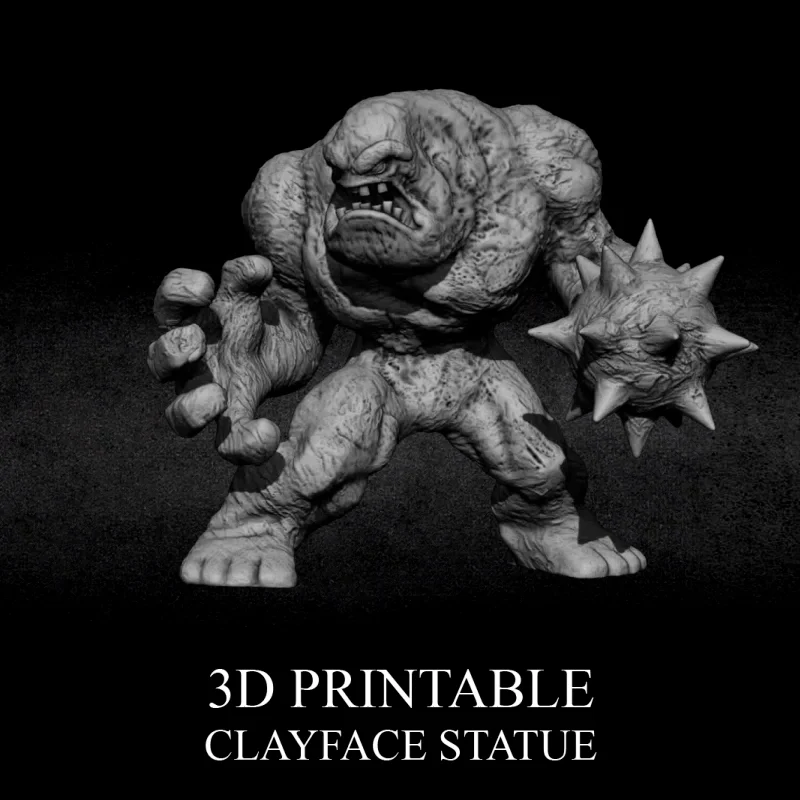 3D PRINTABLE CLAYFACE STATUE BATMAN on Vimeo