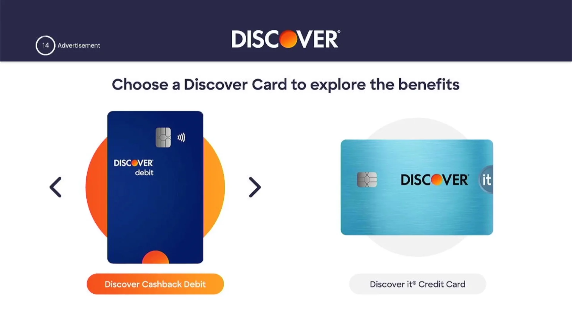 Financial Services - Discover Card - Debit - Q1 2024 (Max Selector ...