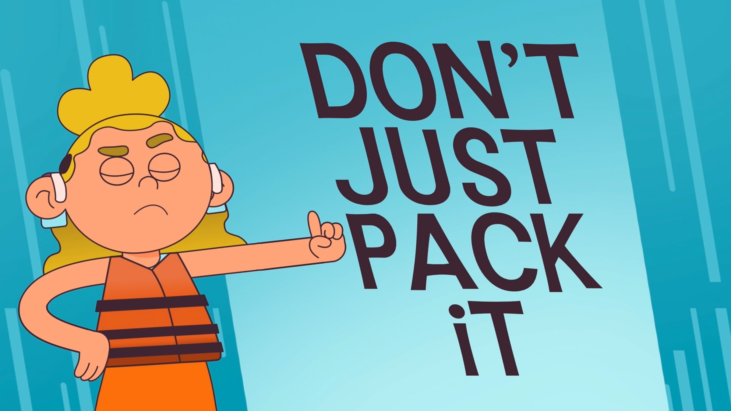 WHALE Tales Animation, Lesson 4: Don’t Just Pack It, Wear Your Life Jacket