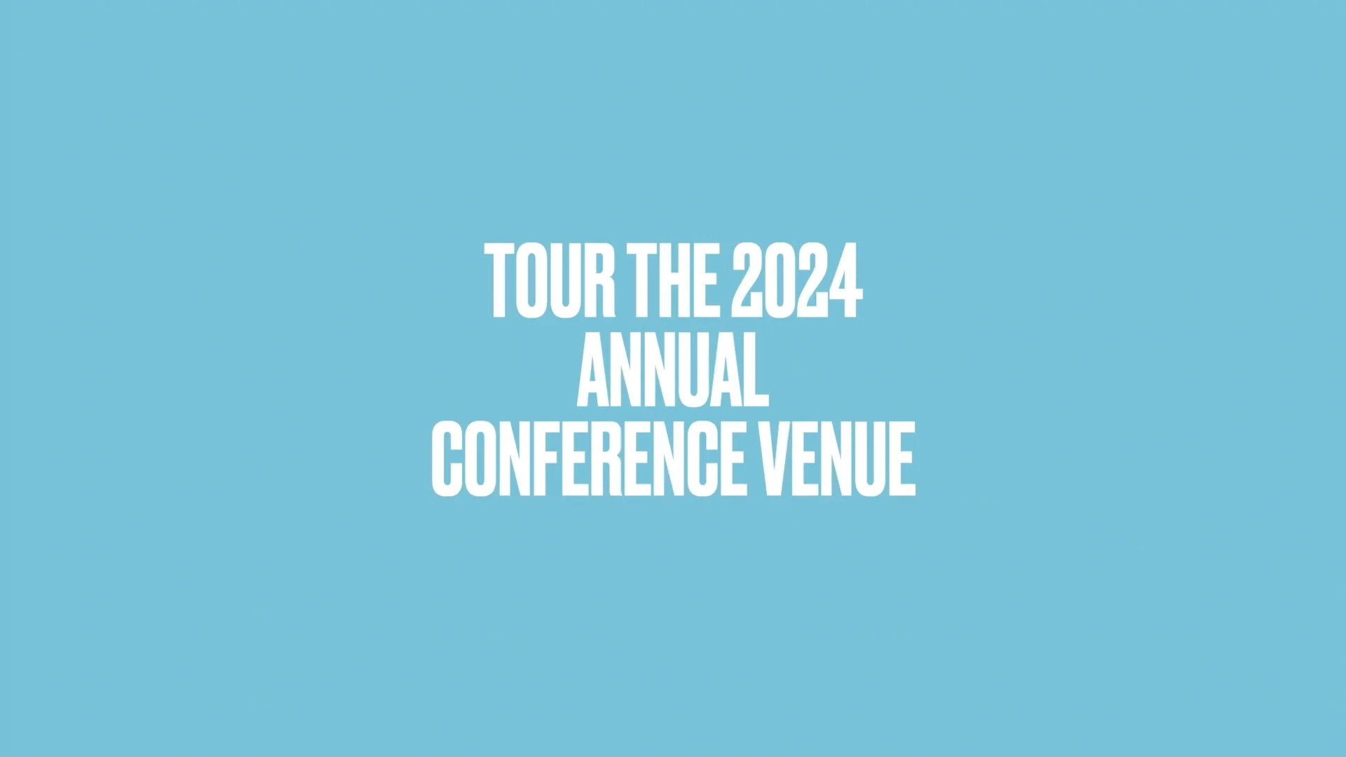 Tour of 2024 Annual Conference Venue on Vimeo