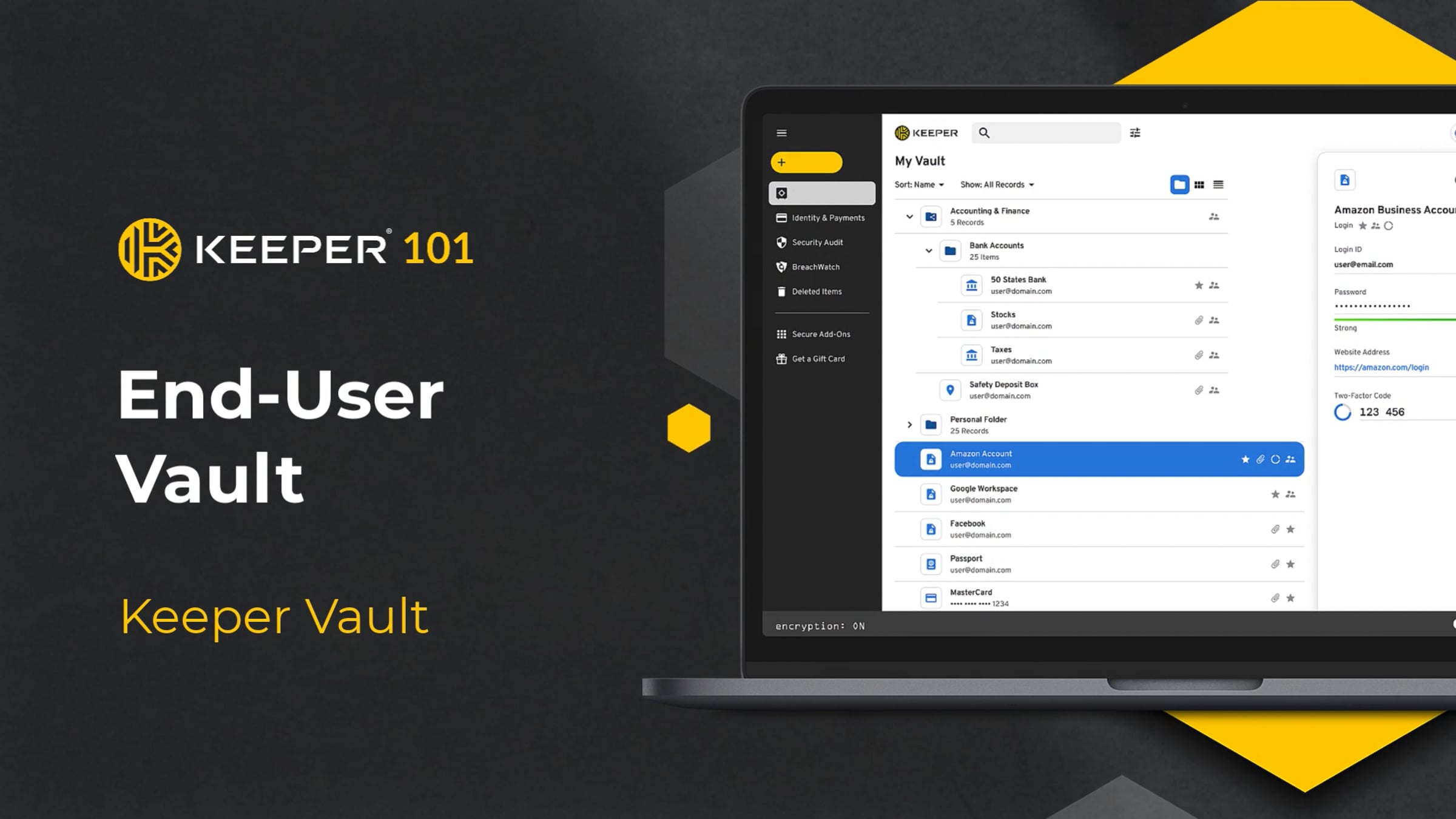 Keeper 101 - End-User Vault (Business & Enterprise)