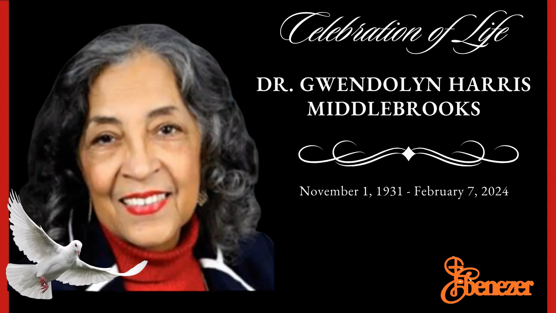 Celebrating the Life of Dr. Gwendolyn Harris Middlebrooks