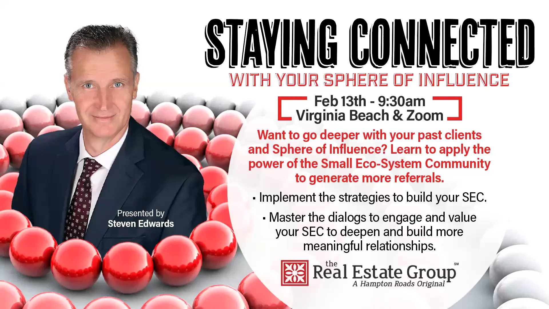 Staying Connected with Your Sphere of Influence - with Steven Edwards ...